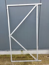 Stalen poortframe 100x180cm inclusief ophang ogen | Hout en Bouwmaterialen