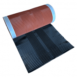 Rol ondervorst 5 meter zwart 36 cm | Hout en Bouwmaterialen