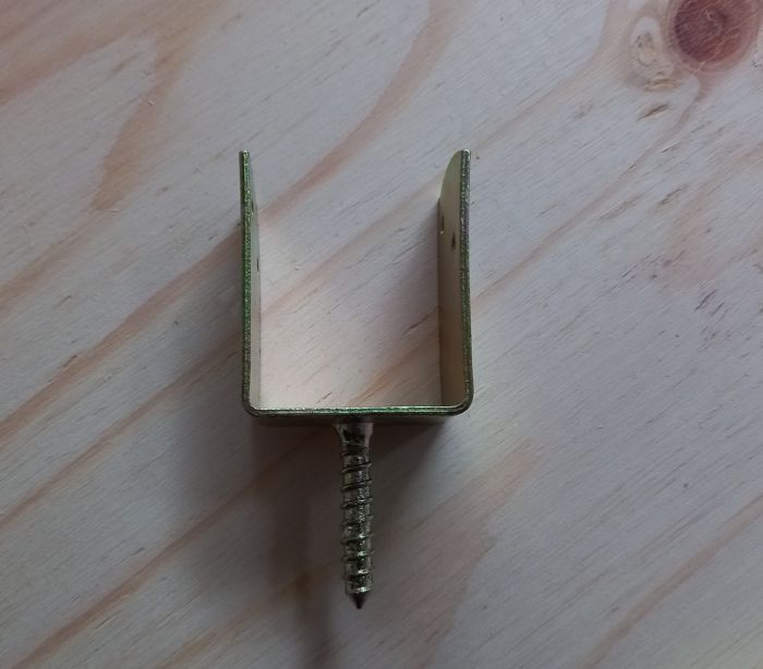 U-beslag geel verzinkt 41mm breed | Houtenbouwmaterialen.nl | Hout en ...