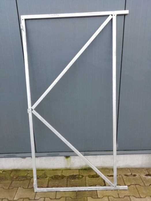 Stalen poortframe 100x180cm inclusief ophang ogen | Hout en Bouwmaterialen