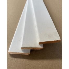 LWK: Hardhouten plint gegrond 9x45x2450mm | Hout en Bouwmaterialen