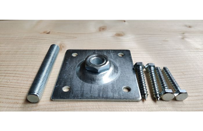 Verzonken stelplaat M16 | Hout en Bouwmaterialen
